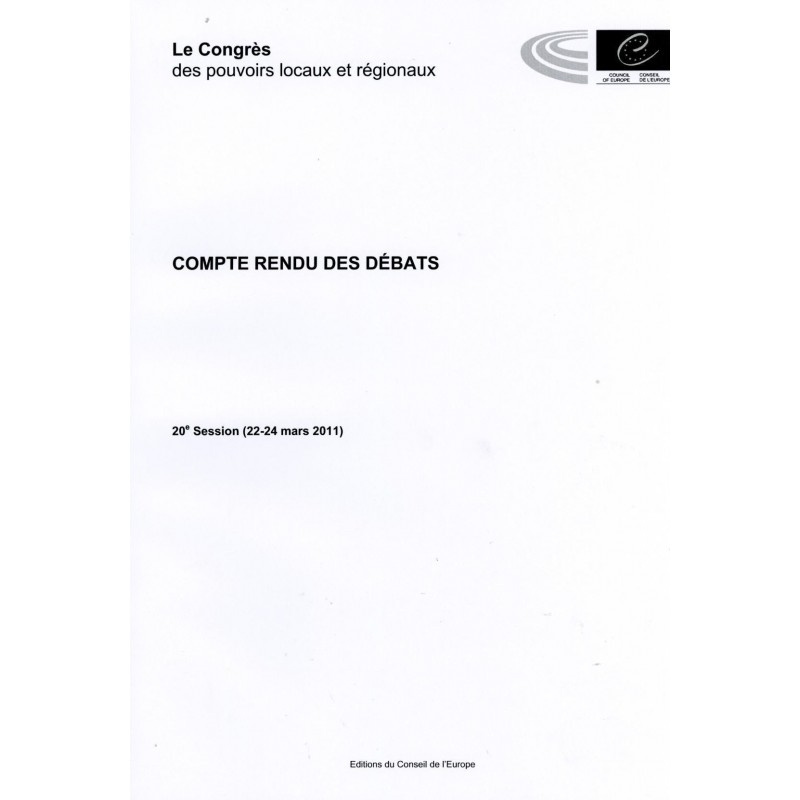 Le Congrès des Pouvoirs Locaux et Régionaux de l'Europe - Compte rendu ...