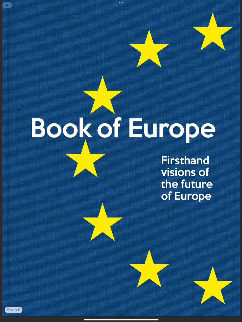 Book of Europe – Firsthand Visions of the Future of Europe